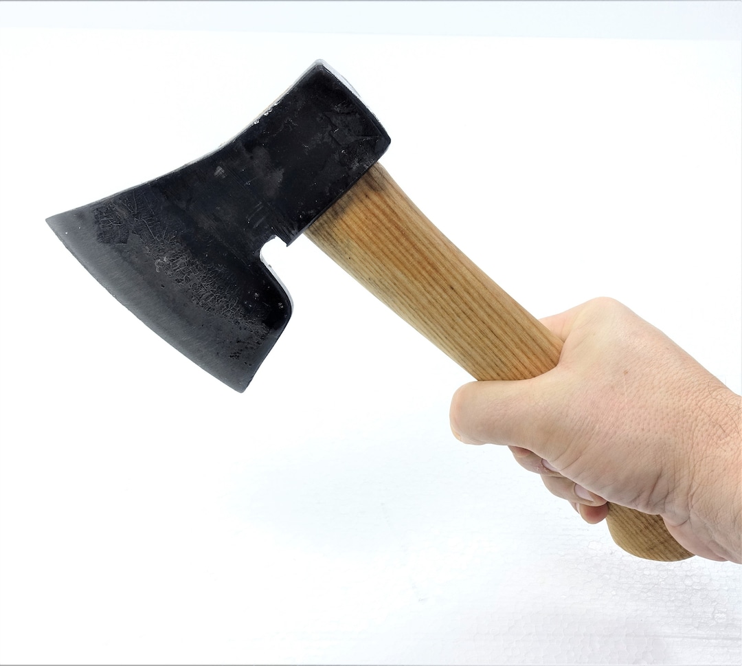 1,45 Lbs Goosewing Bearded Broad German Hatchet Axe Head Handmade ...