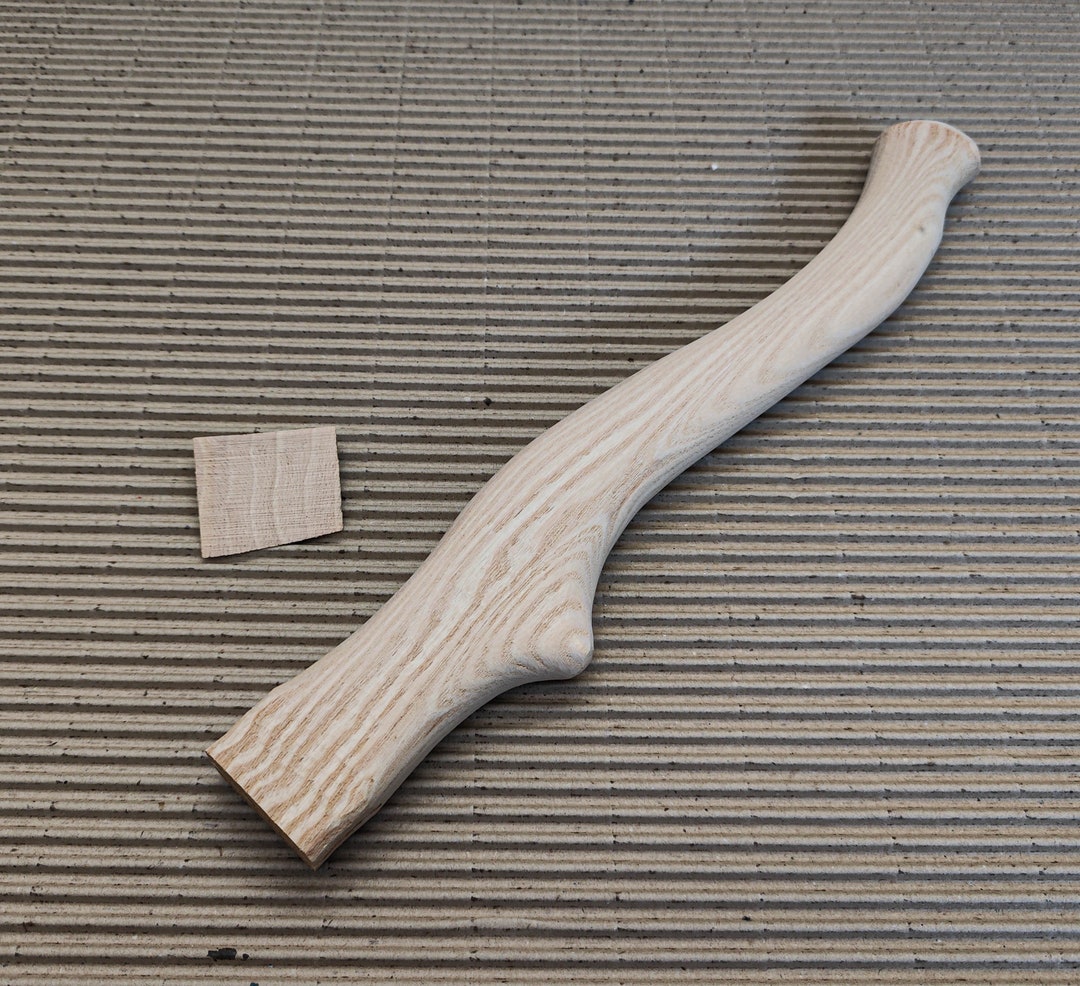 14,4" Single Bit Hickory Axe Handle European Square / Flat Eye Style - Etsy