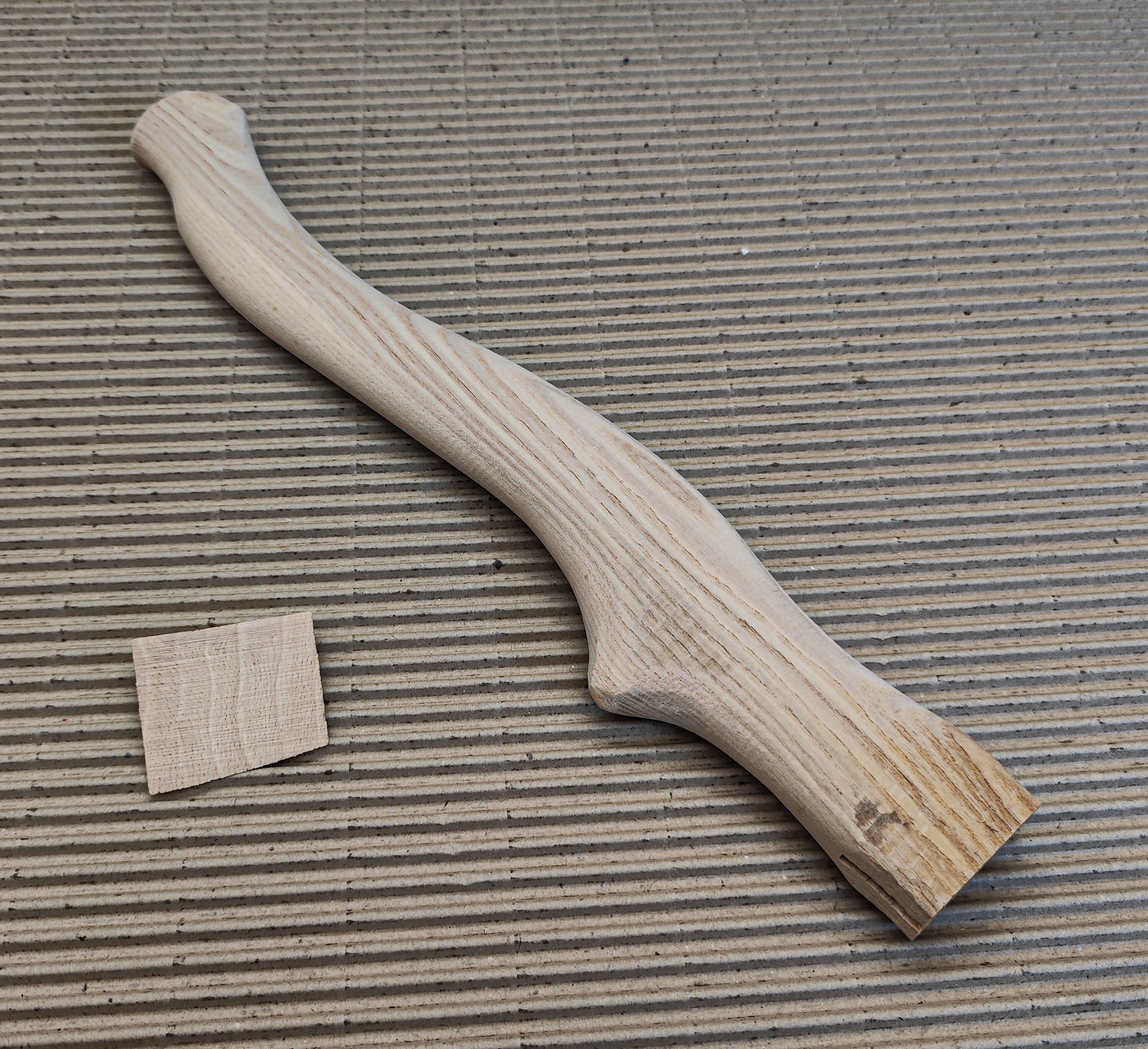 14,4" Single Bit Hickory Axe Handle European Square / Flat Eye Style - Etsy