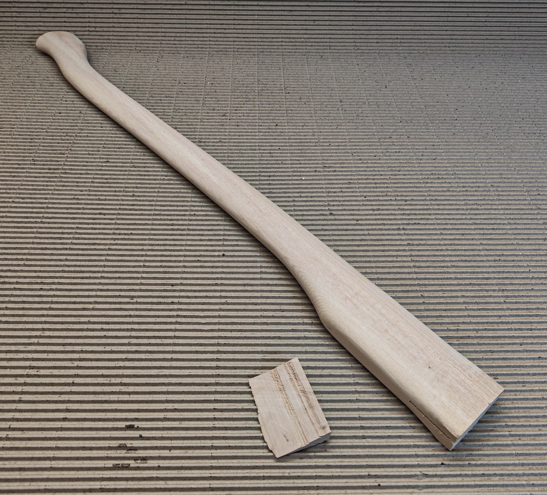 31,5" Single Bit Hickory Axe Handle European Square / Flat Eye Style - Etsy