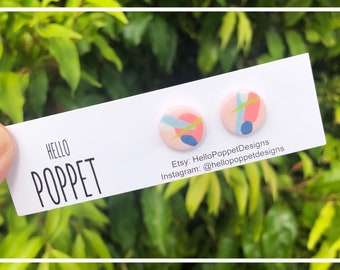 Fimo earrings | Etsy