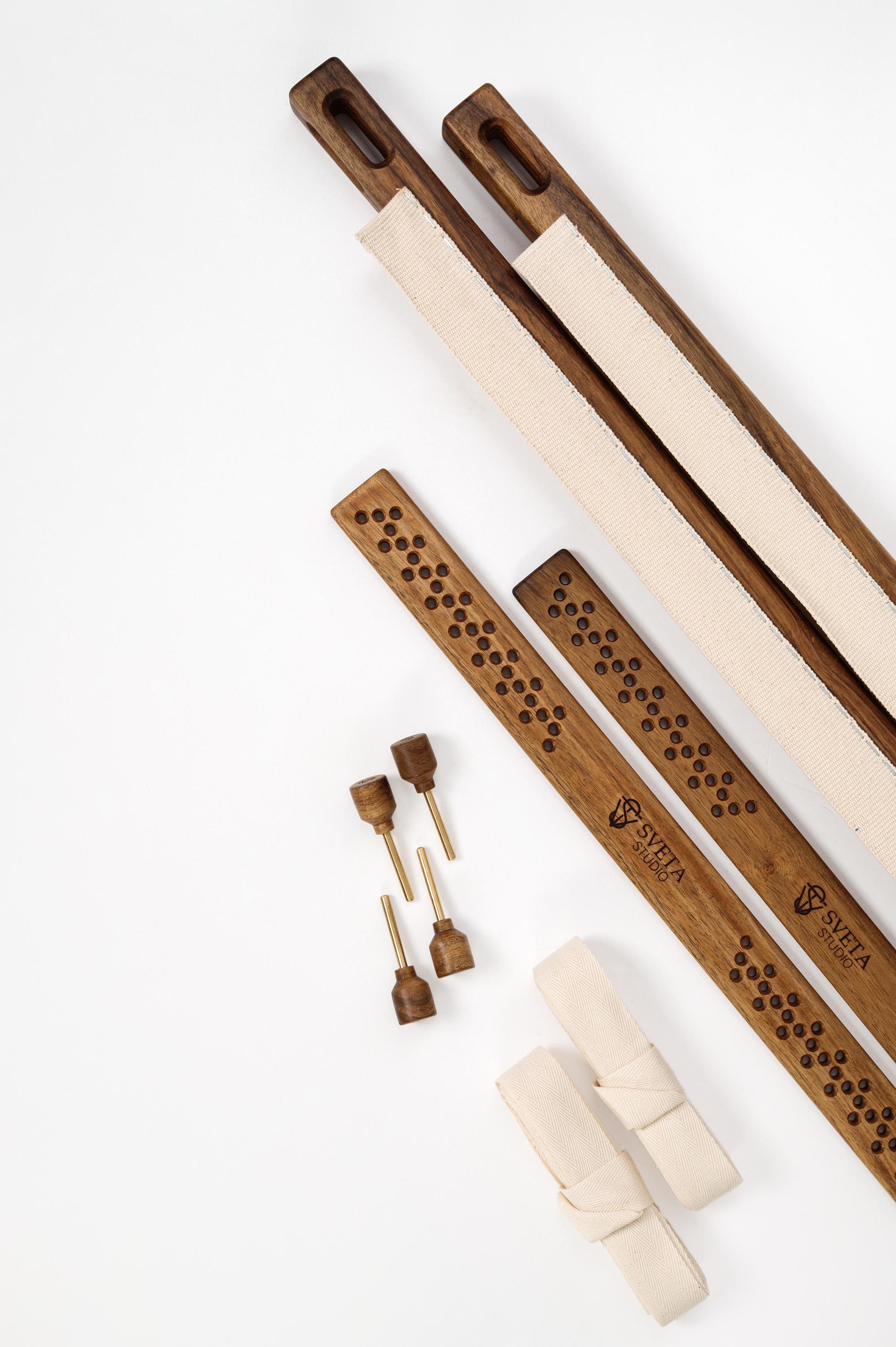 Professional Walnut Wood Embroidery Frame 100x50cm Adjustable Tension ...
