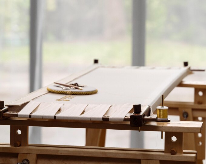 Professional Walnut Wood Embroidery Frame 70x50cm Adjustable Tension - Etsy