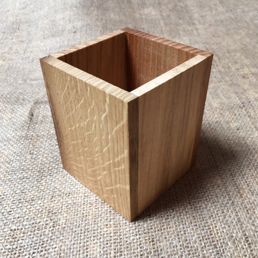 Handmade Desk Tidy - Made With 5 Local Welsh Hardwoods - Made in Wales ...
