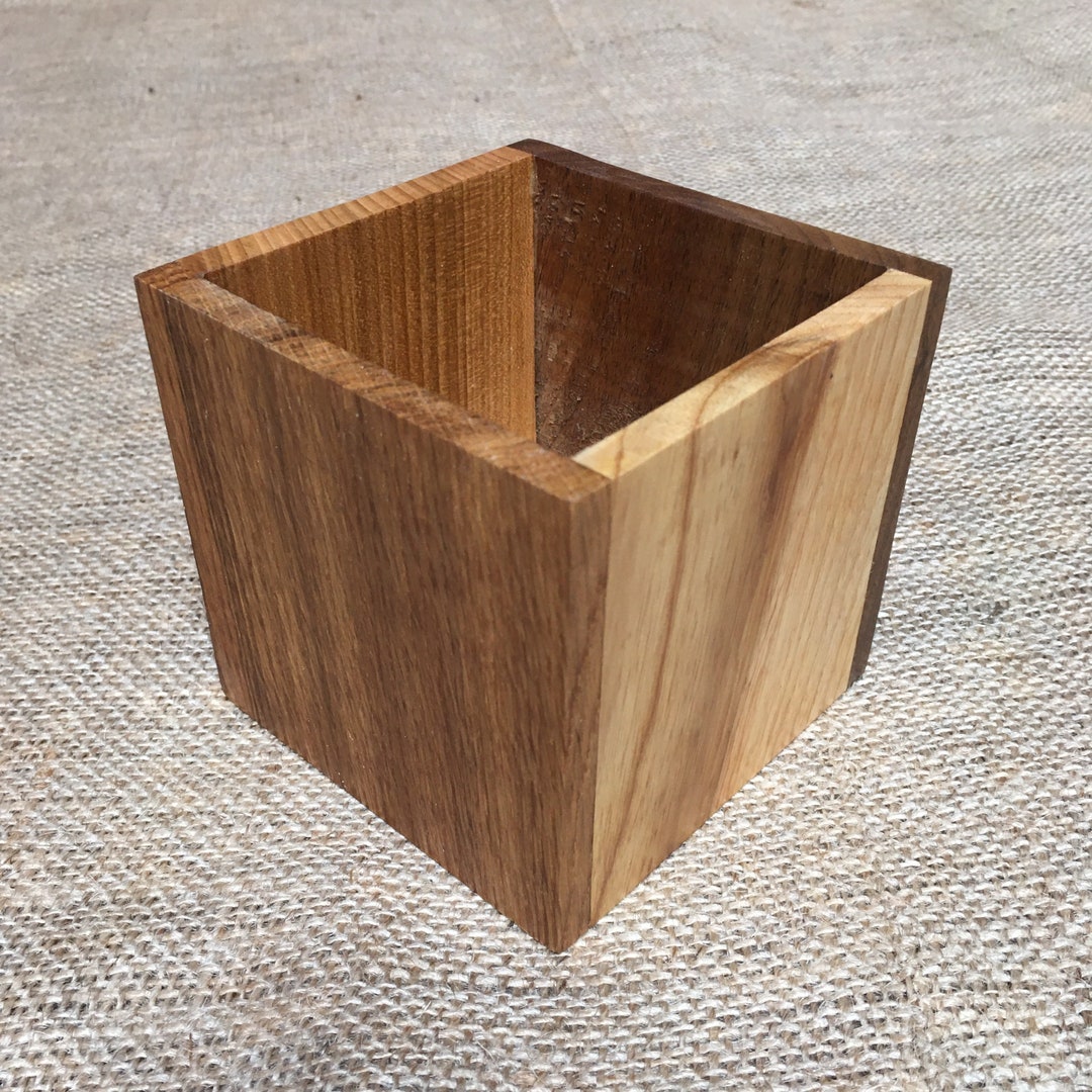 Handmade Desk Tidy - Made With 5 Local Welsh Hardwoods - Made in Wales ...