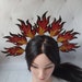 Fire Crown Flame Headband Goddess Headpiece Phoenix Headpiece - Etsy