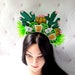 Fiesta Crown for Women Cactus Lime Headpiece Tequila Headband Adult ...