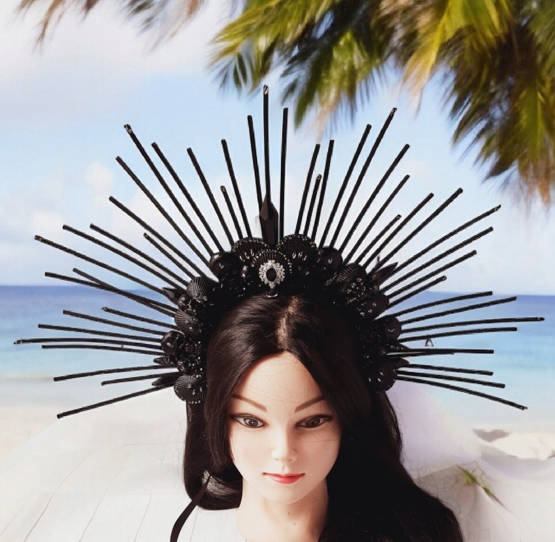 Siren Halo Crown for Women Mermaid Cosplay Headpiece Seashell Sea Queen ...