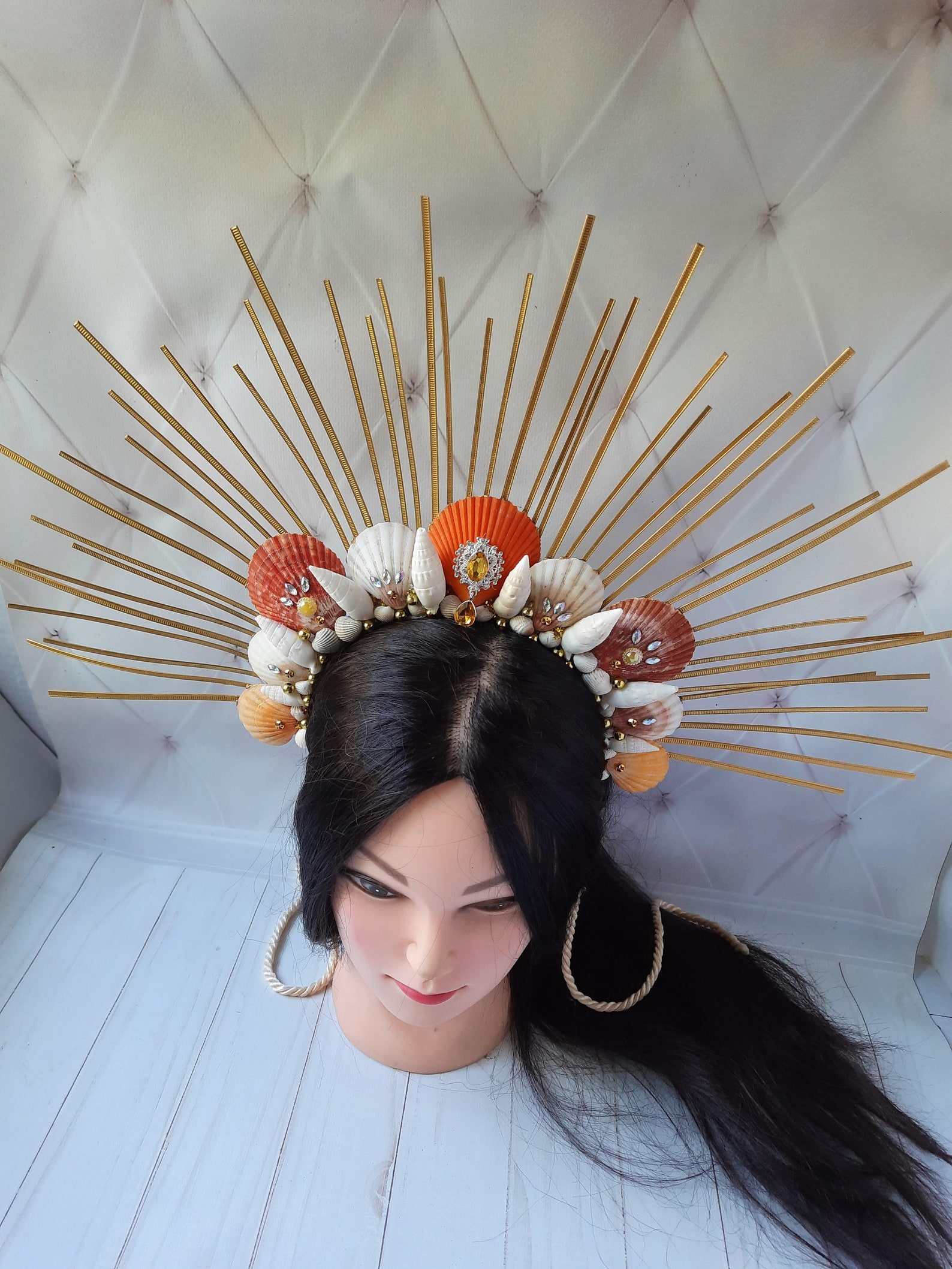 Siren Halo Crown for Women Mermaid Cosplay Headpiece Seashell - Etsy