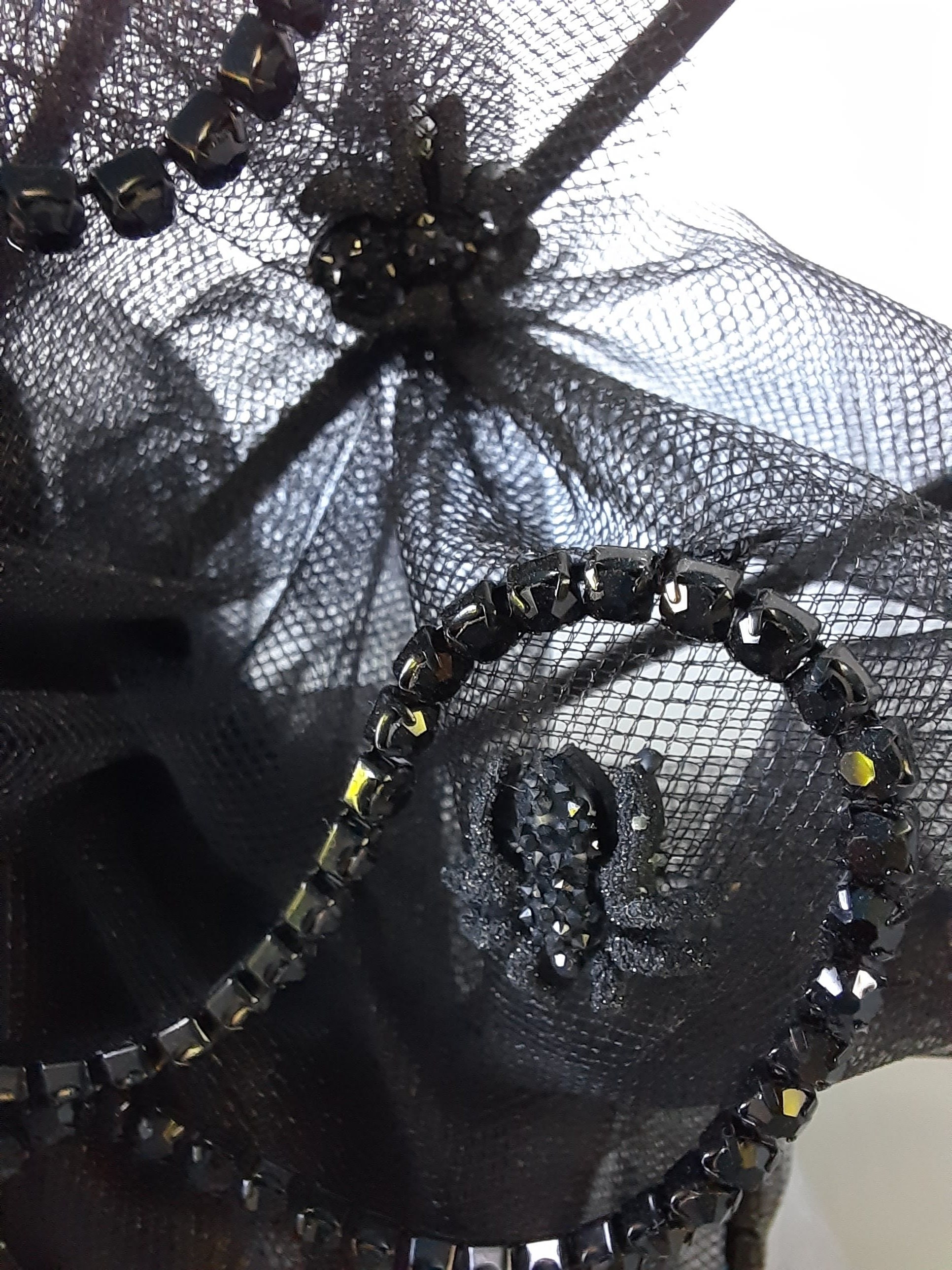 Black Gothic Halo Crown Spider Goth Headpiece Vampire Cosplay Headband ...