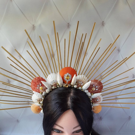 Siren Halo Crown for Women Mermaid Cosplay Headpiece Seashell - Etsy