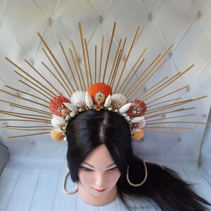 Siren Halo Crown for Women Mermaid Cosplay Headpiece Seashell - Etsy