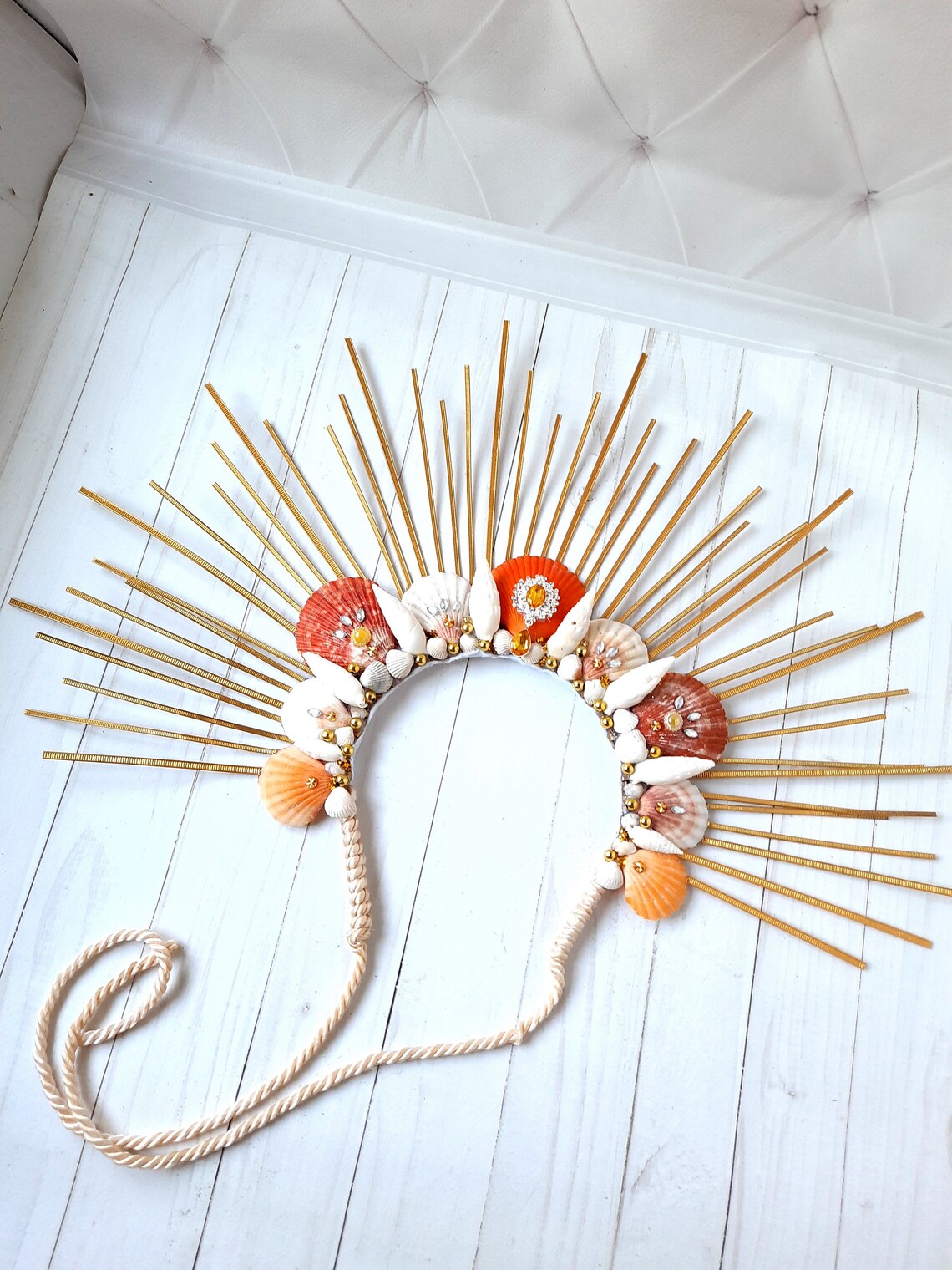 Siren Halo Crown for Women Mermaid Cosplay Headpiece Seashell - Etsy