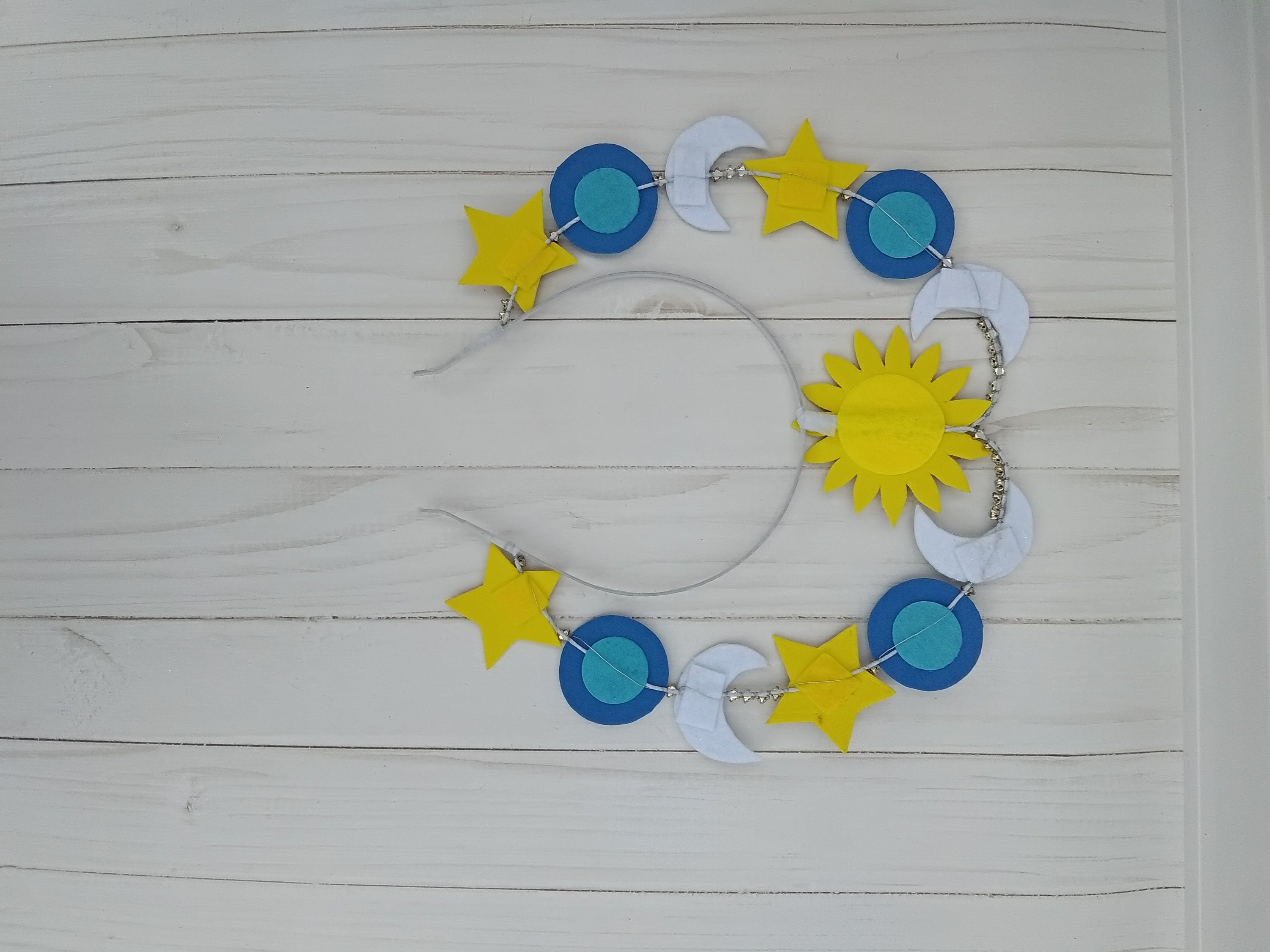 Celestial Crown Star Headpiece Space Headband Sun Moon Galaxy - Etsy