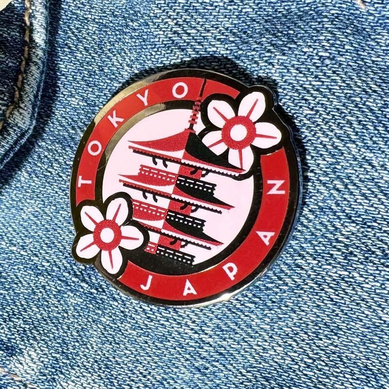 Japanese Enamel Pin - Etsy