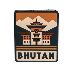 Bhutan Sticker - Etsy