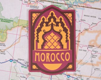 Morocco Sticker - Etsy