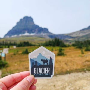 Glacier National Park Sticker - Etsy