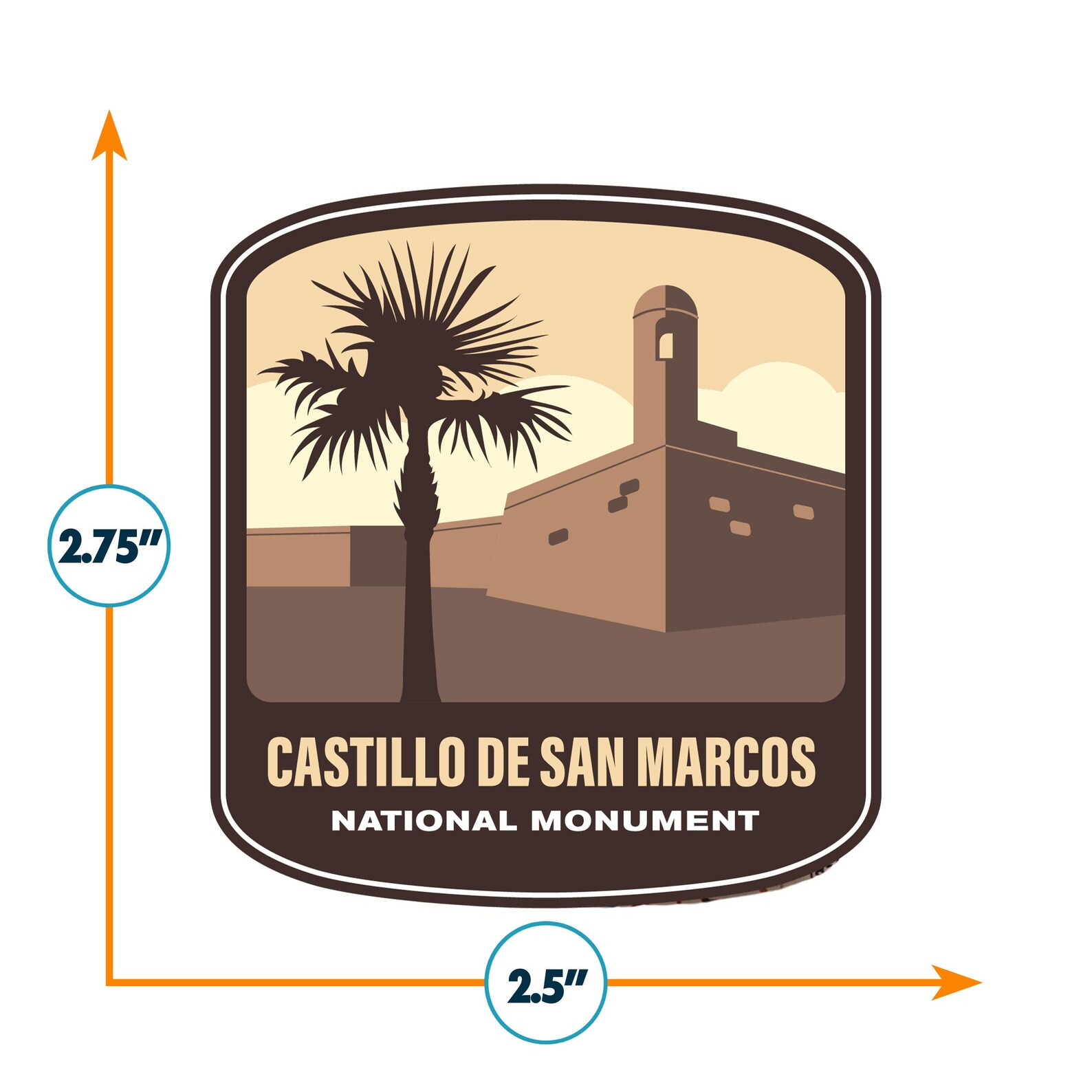 Castillo De San Marcos National Monument Vinyl Sticker - Etsy