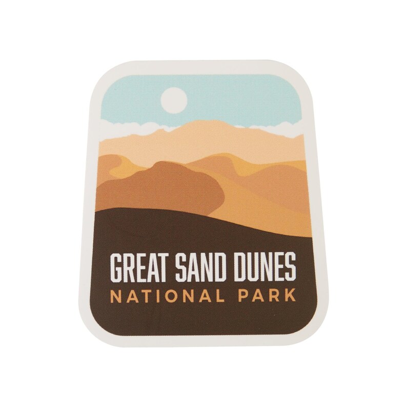 Sand Dunes National Park Sticker - Weatherproof Vinyl Decal - Etsy