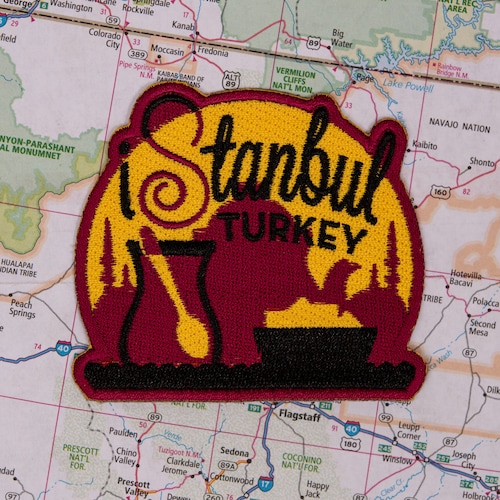 Istanbul Turkey Travel Patch Embroidered Iron on Sew on Badge | Etsy