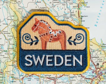 Sweden Flag Embroidered Patch - Etsy