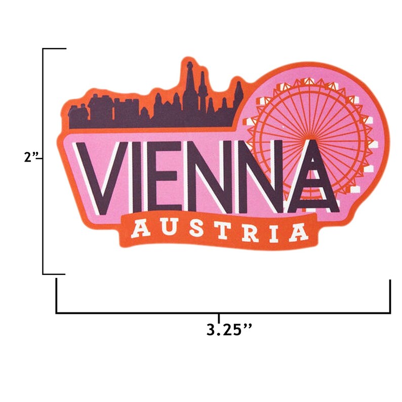 Vienna Austria Sticker - Etsy
