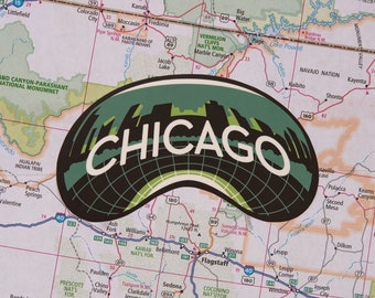 Chicago Flag Anatomical Heart Die Cut Sticker - Etsy