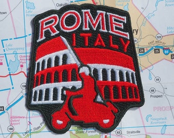 The Colosseum Rome Italy Patch - Etsy