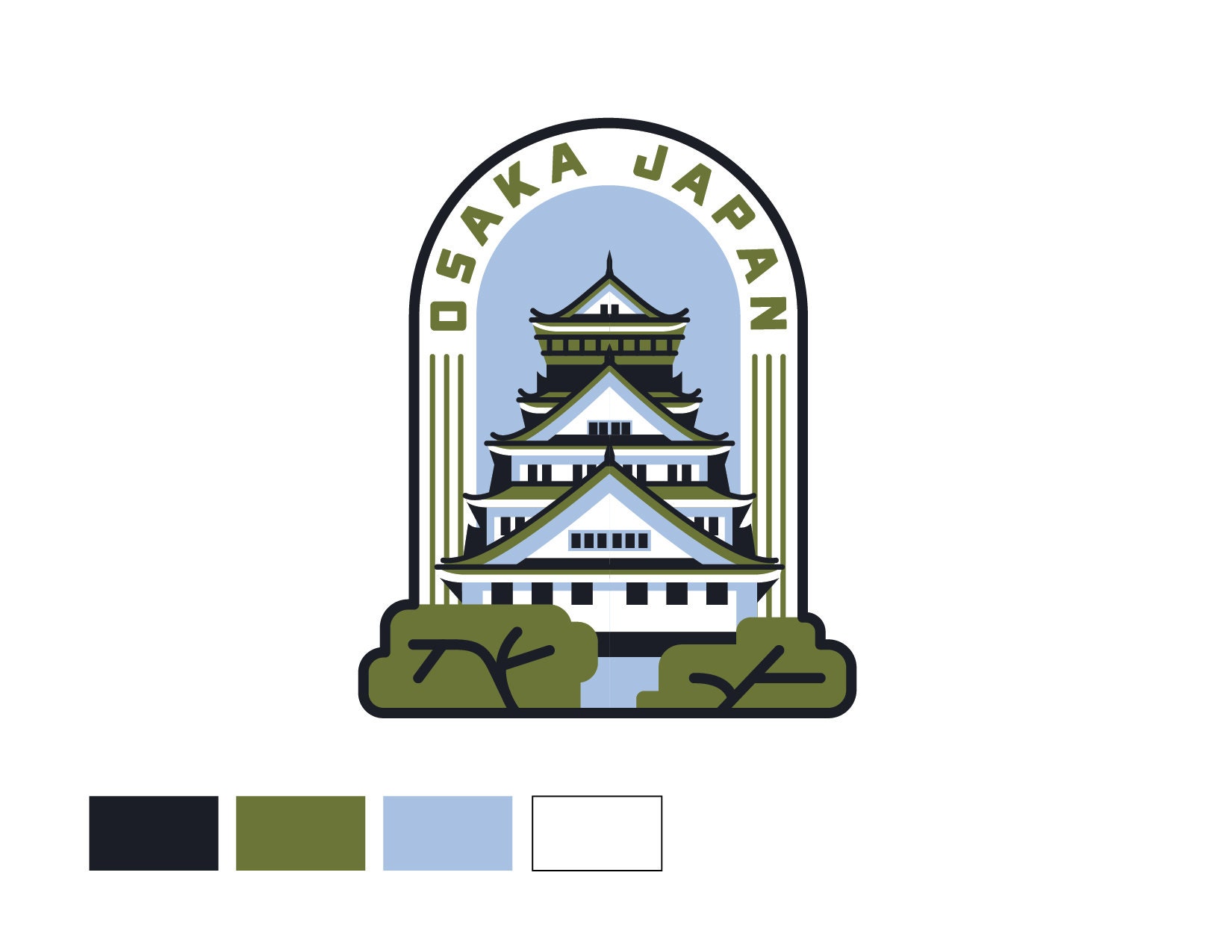 Osaka Japan Patch | Etsy