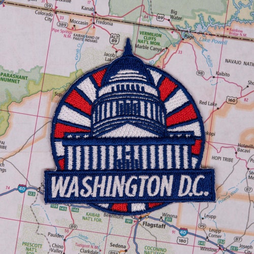 Washington DC Flag Patch - Etsy