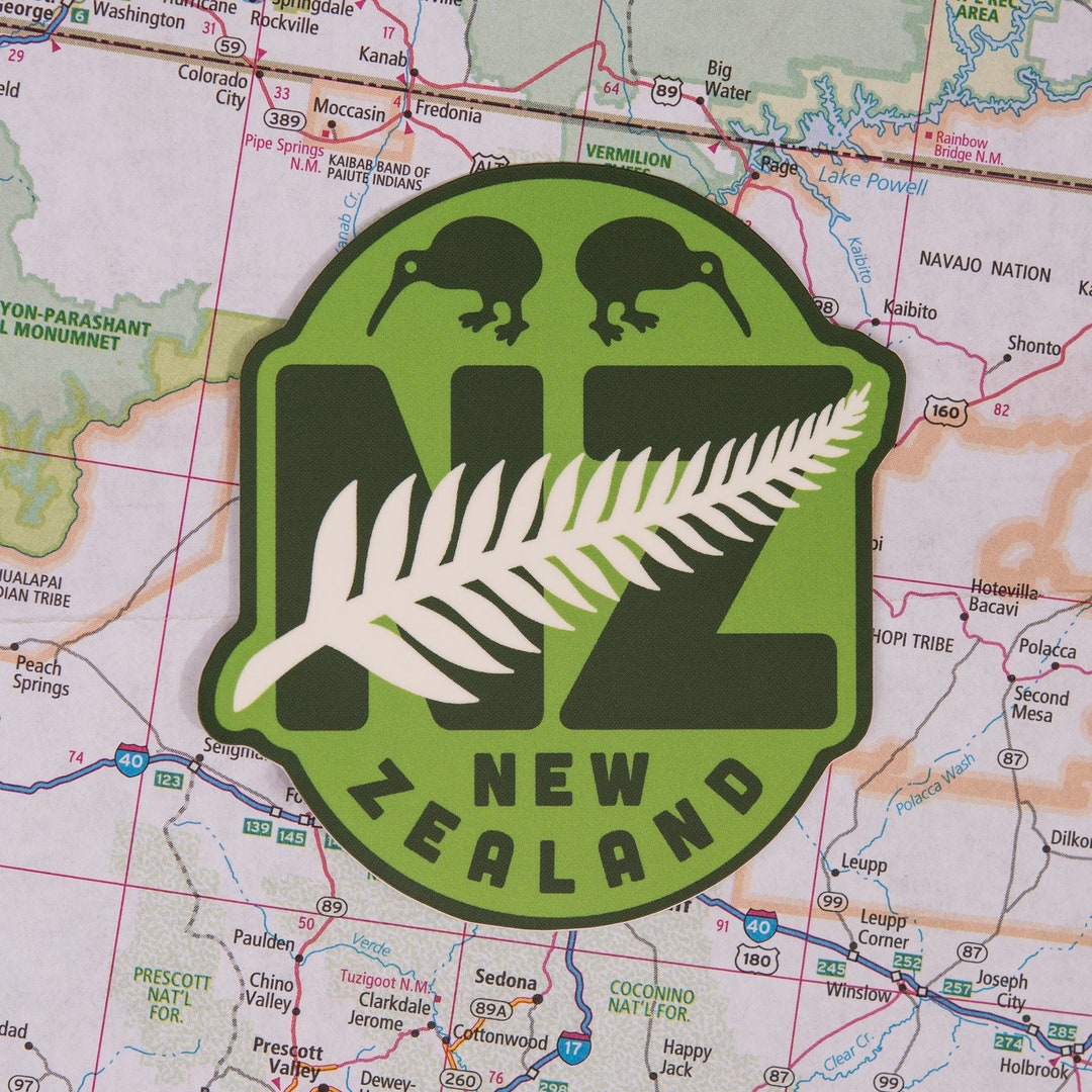 New Zealand Sticker - Etsy