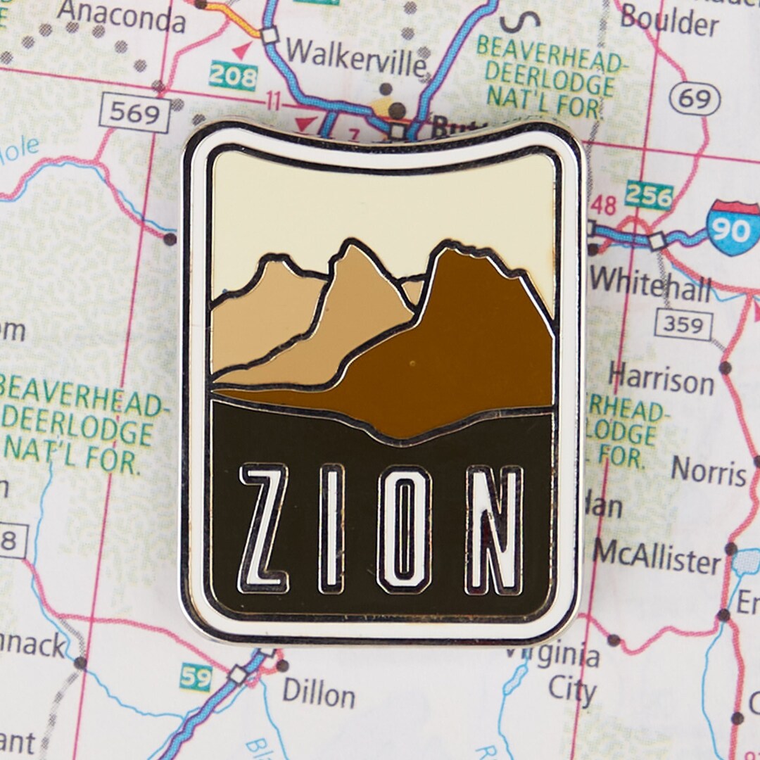 Zion National Park Enamel Pin - Etsy