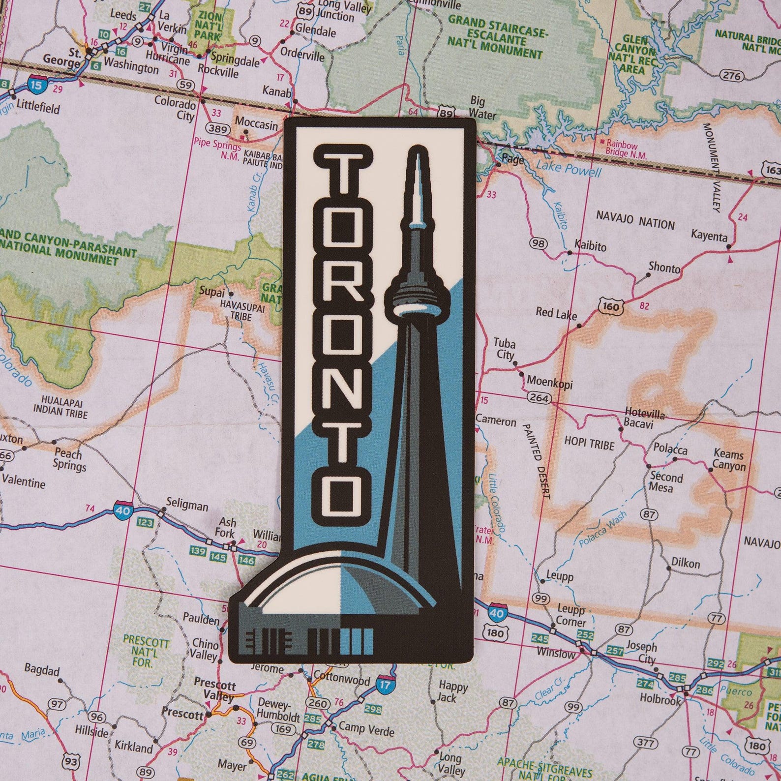Toronto Sticker: Weatherproof Vinyl Travel Decal (3.5" X 1.5") - Etsy