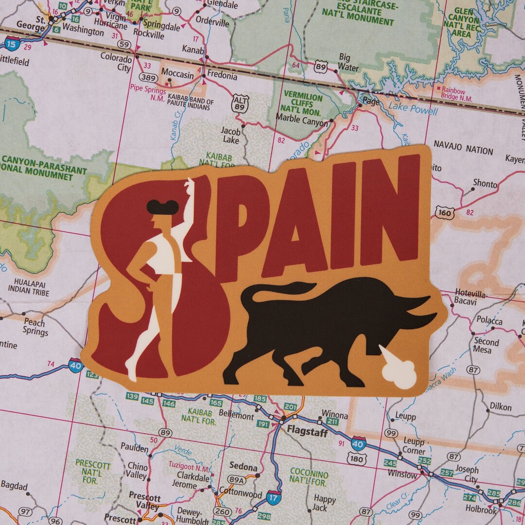 Spain Sticker - Etsy