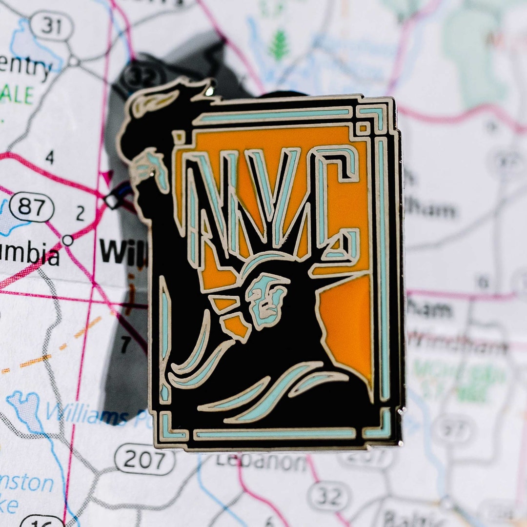 New York NYC Enamel Pin - Etsy