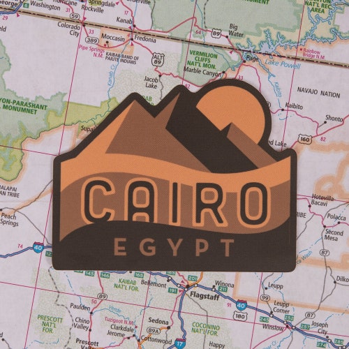 Cairo Egypt Vinyl Sticker Decal Luggage Laptop Notebook - Etsy