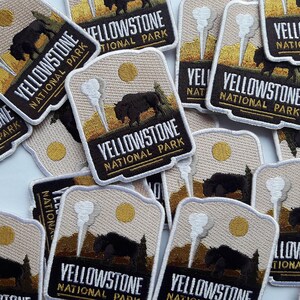 Yellowstone National Park Patch - Etsy