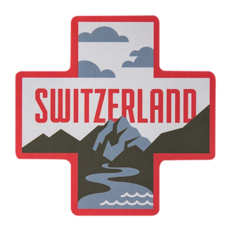 Switzerland Sticker - Etsy