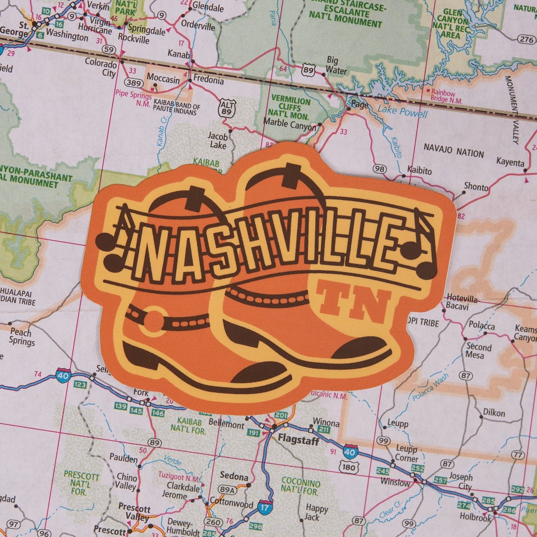 Nashville Tennessee Sticker - Etsy