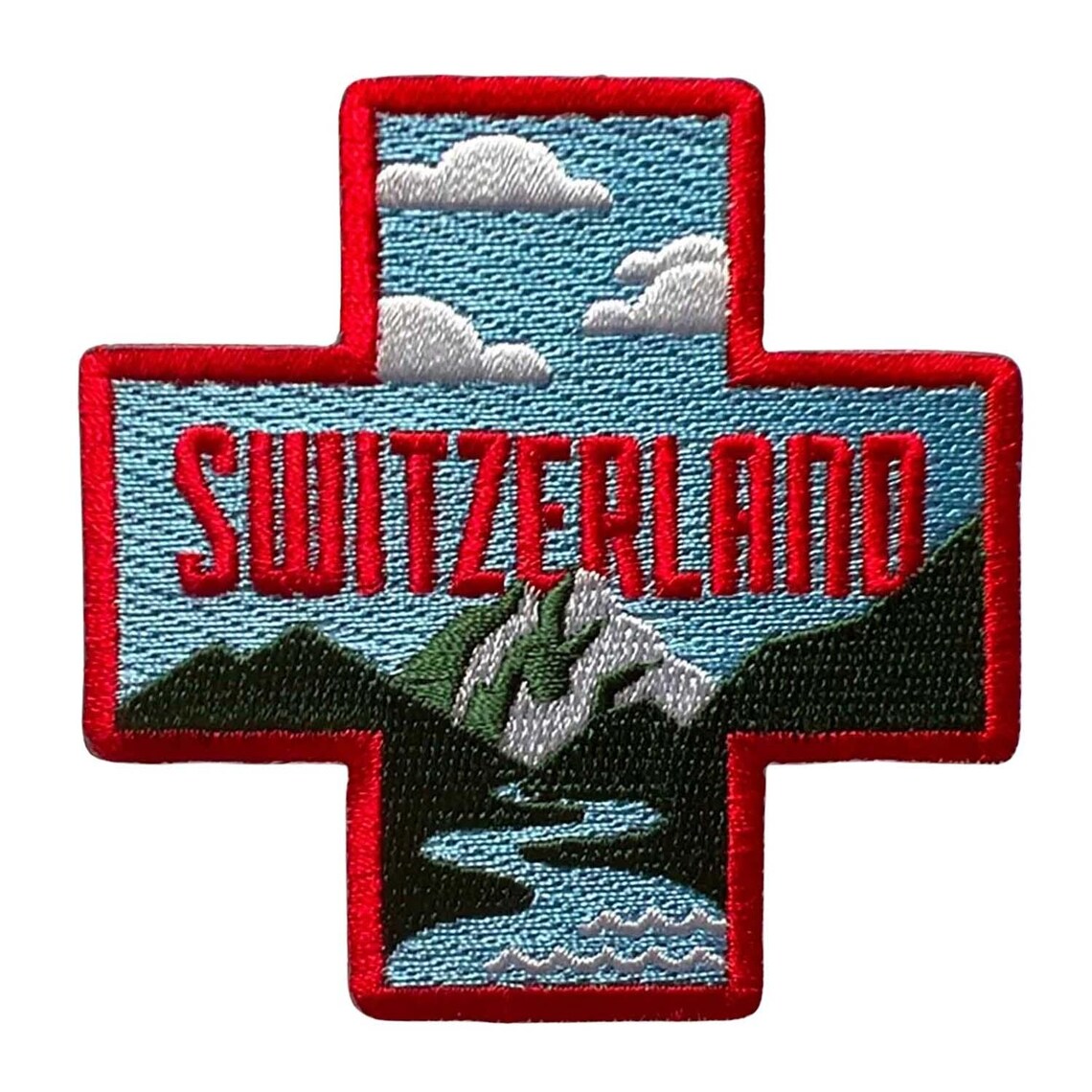 Switzerland Patch: Embroidered Travel Souvenir - Etsy