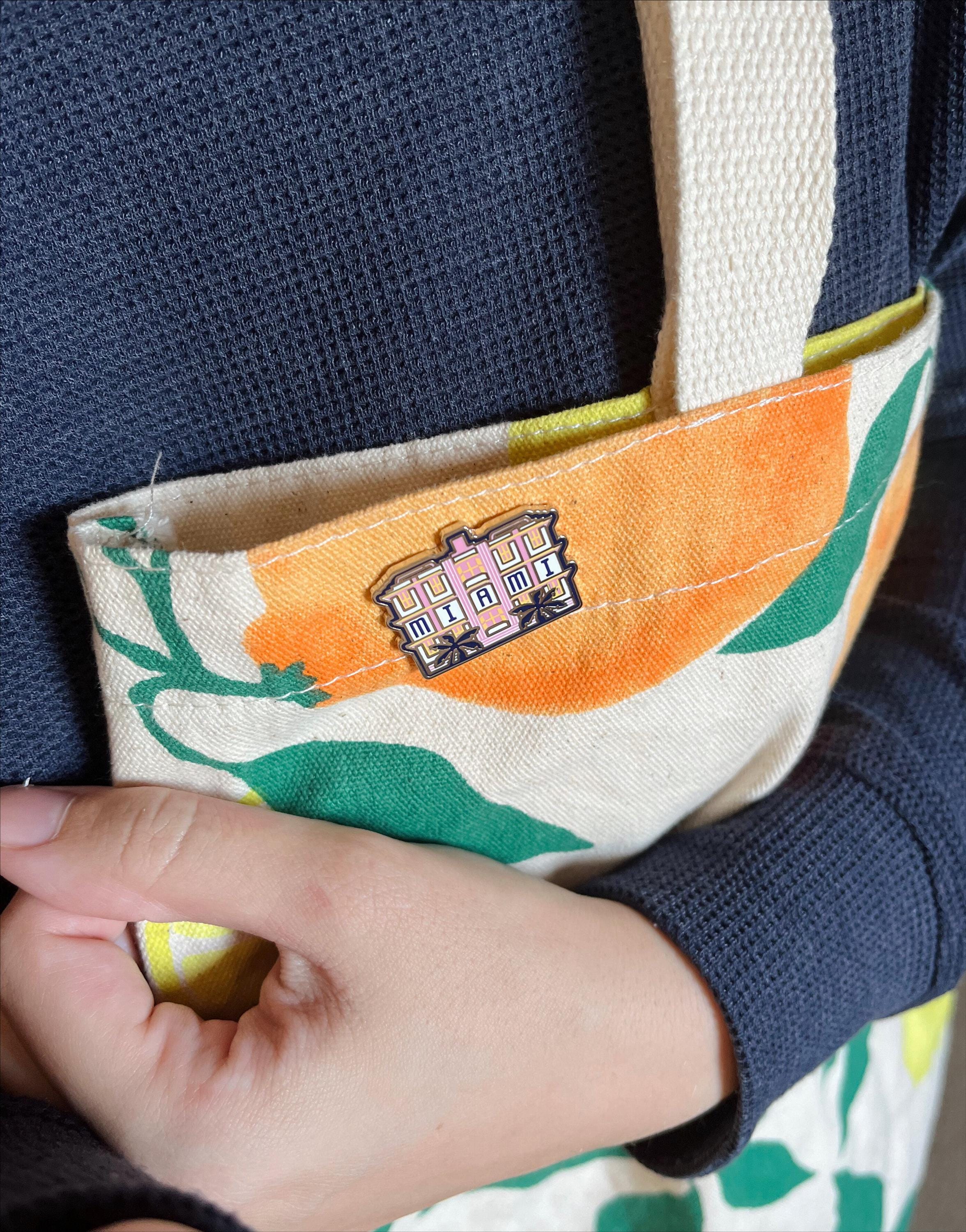 Miami Florida Enamel Pin - Etsy