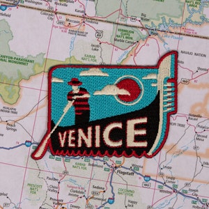 Venice Italy Patch 3.5 Inch Embroidered Iron / Sew on Badge - Etsy