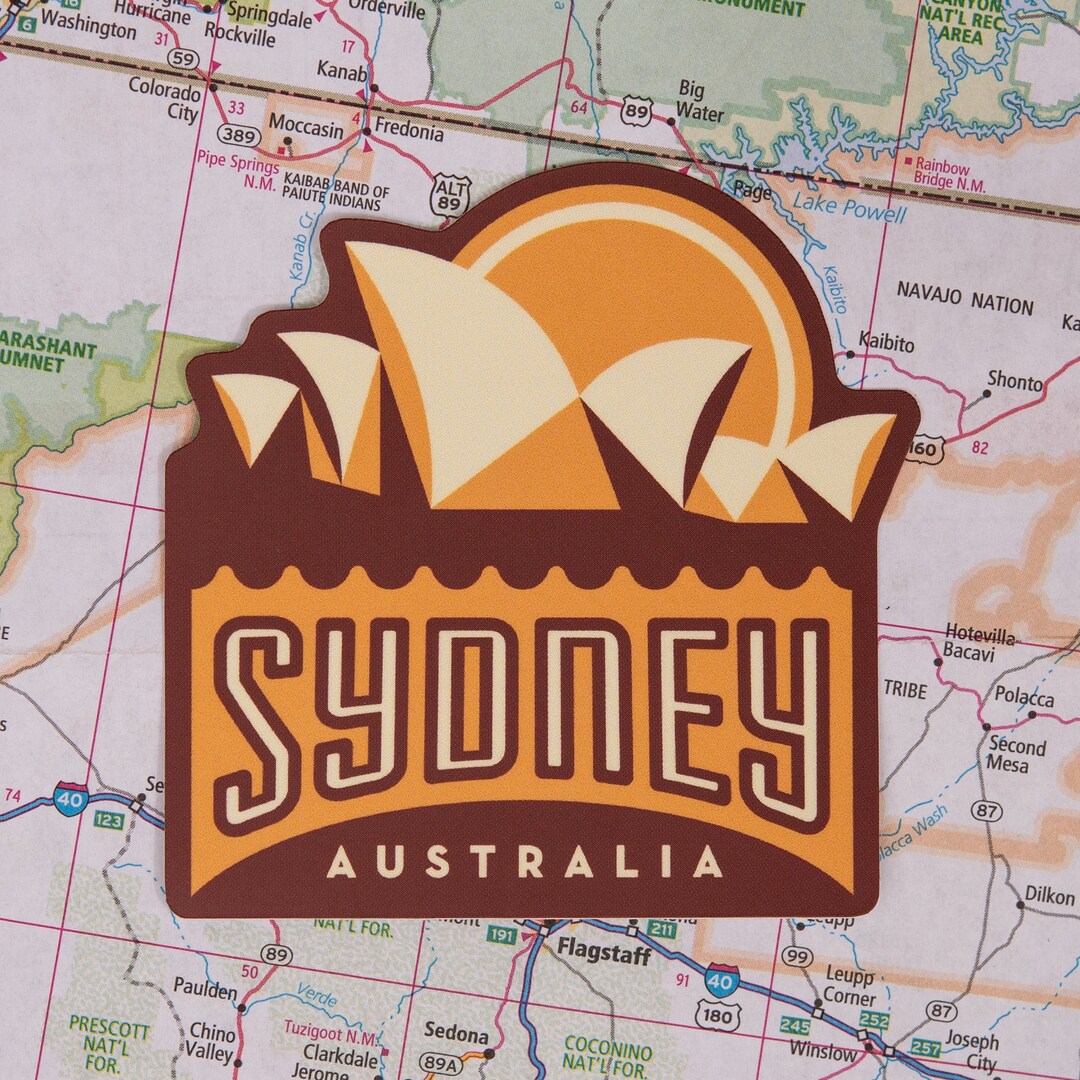 Sydney Australia Sticker - Etsy