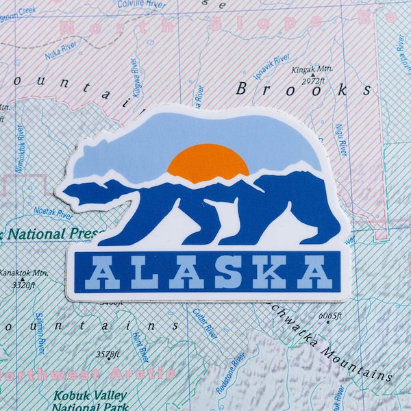 Alaska Car Decal - Etsy
