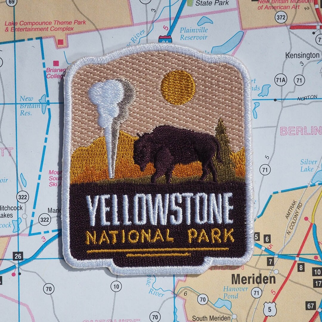 Yellowstone National Park Patch - Etsy