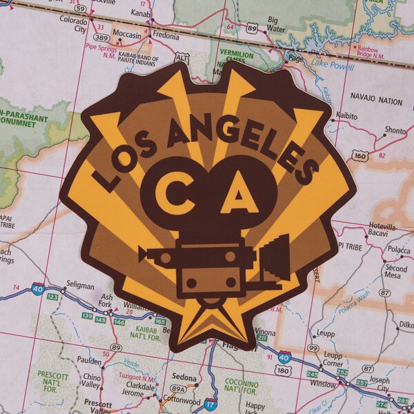 Los Angeles Sticker - Etsy