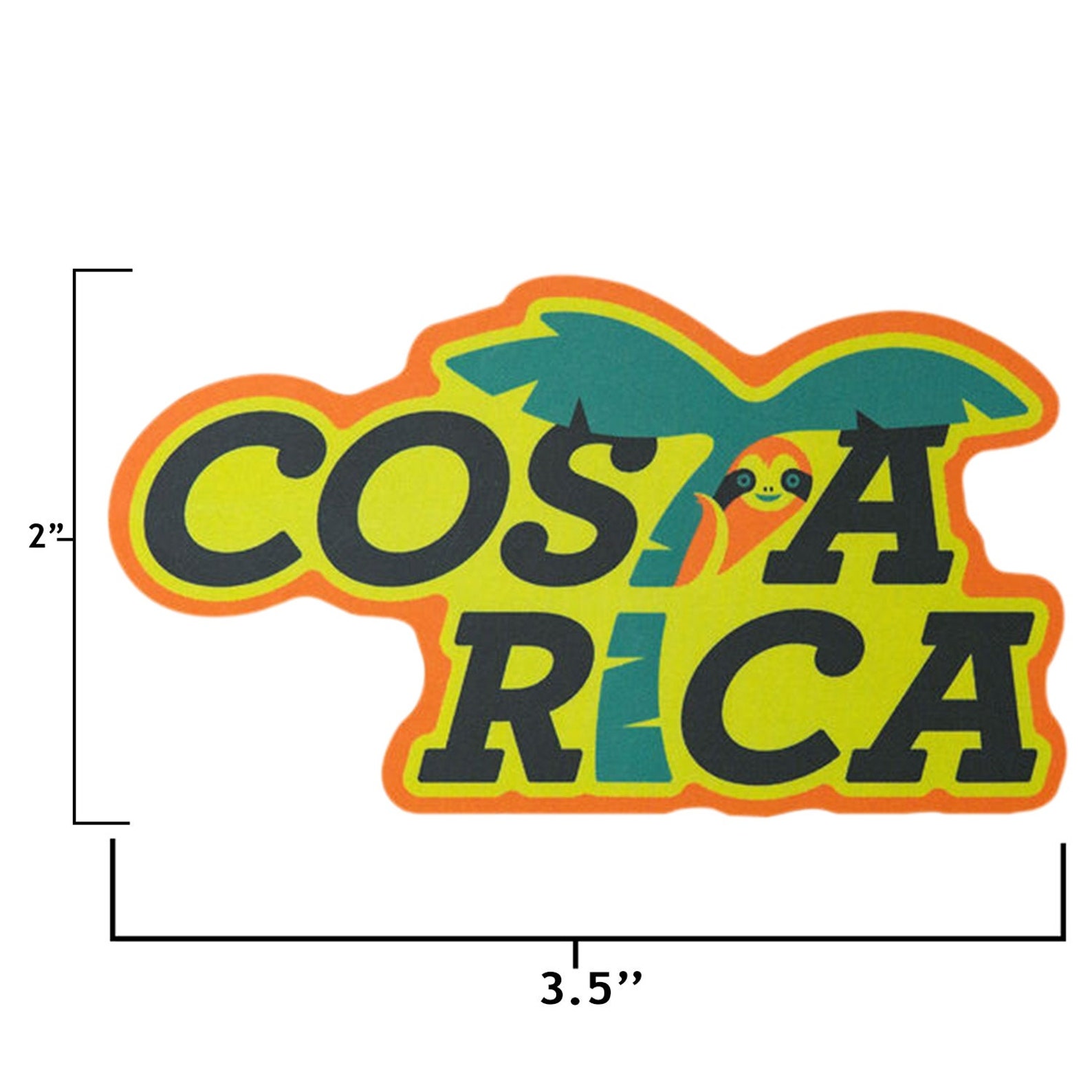 Costa Rica Sticker - Etsy