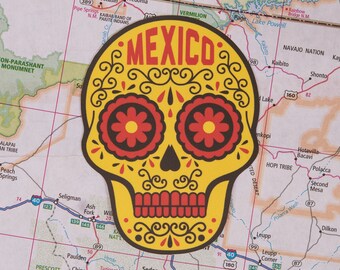 Mexico Map Sticker Flag for Laptop Book Fridge Guitar - Etsy