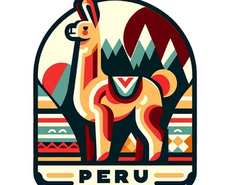 PERU FLAG PATCH Iron-on Embroidered Applique Top Quality - Etsy